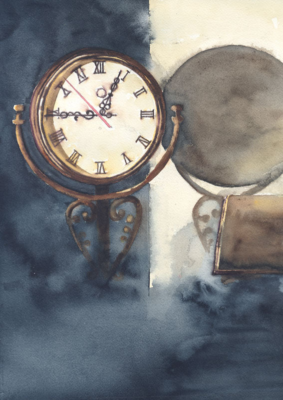 Antique Clock - Penny Thompson – Art and Giclee Gallery
